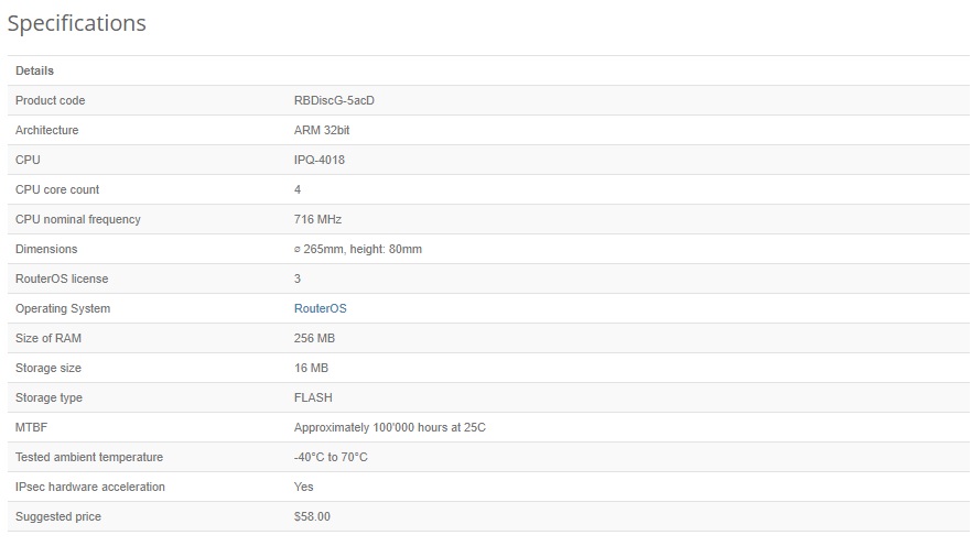 مشخصات، قیمت و خرید رادیو میکروتیک Lite5 ac-واردکننده الکسس پوینت میکروتیک